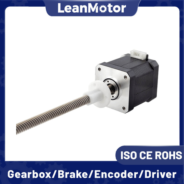 Nema 17 External Ball Screw Linear Stepper Motor Manufacturer Leanmotor